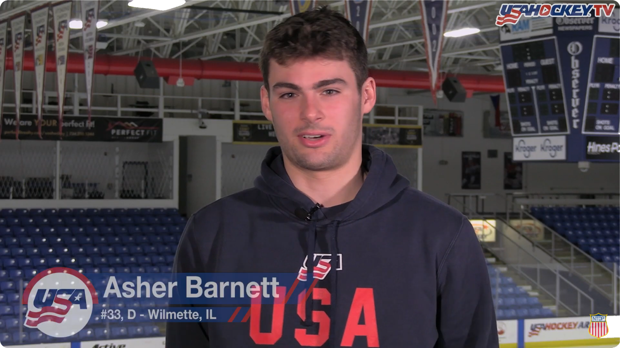 Asher Barnett on the Chicago Mission – Chicago Mission Tier I AAA Hockey