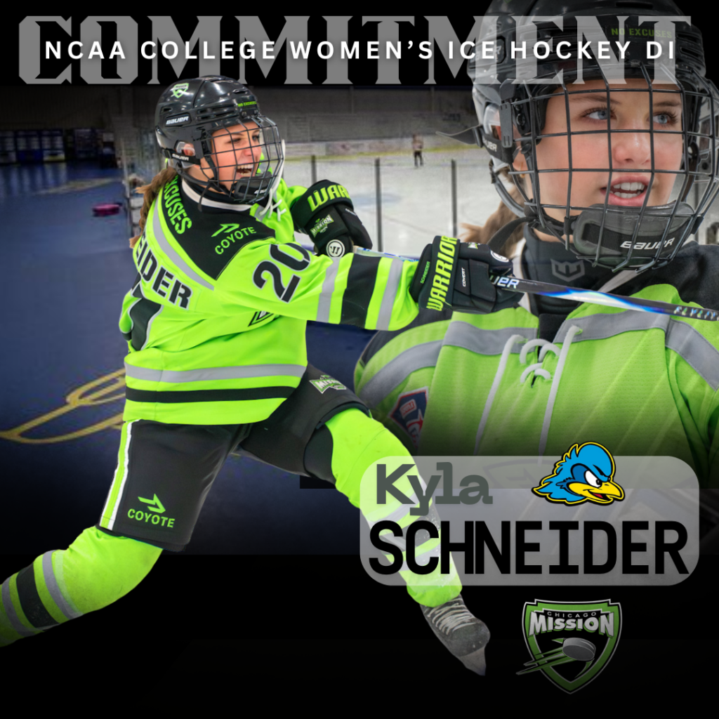 Schneider Commits to Delaware – Chicago Mission Tier I AAA Hockey