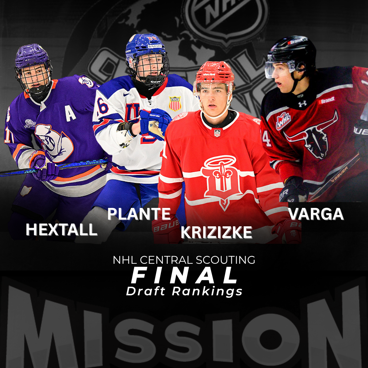 NHL Central Scouting’s Final 2026 NHL Draft Rankings – Chicago Mission ...